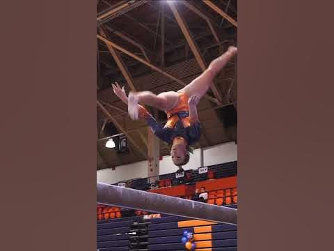 Illinois Women's Gymnastics 🤩🤩 Beam Highlights - YouTube