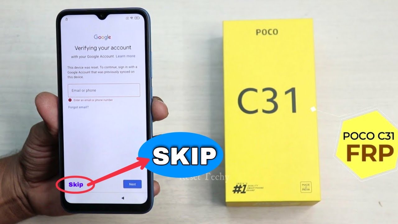 How To Unlock FRP Poco C31 Poco C31 Frp Unlock Google Account Bypass 100 Work YouTube how-to-unlock-frp-poco-c31-poco-c31-frp-unlock-google-account-bypass-100-work-youtube