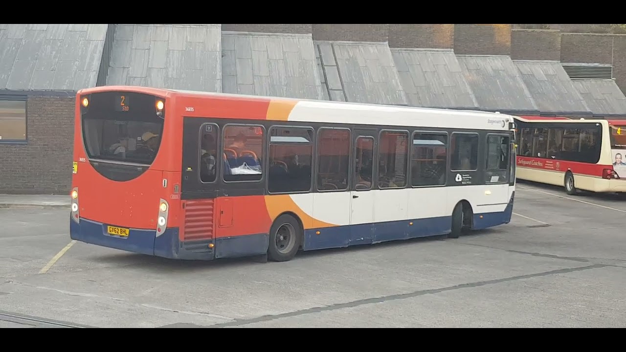 Here is the stagecoach bus 36835 on the number 2 in Guildford Thursday ...