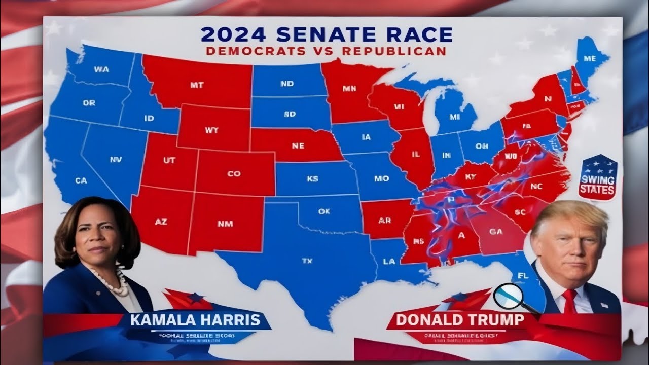 UPDATED 2024 US Senate Map SHOCKER Latest Poll Data Reveals All 50 ...