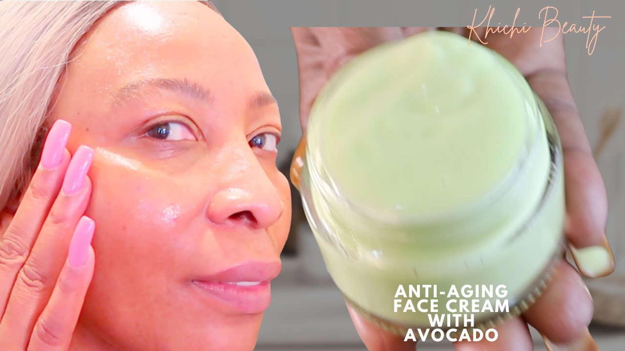 How To Make Avocado Facial Cream For Wrinkles. Homemade Avocado Face ...