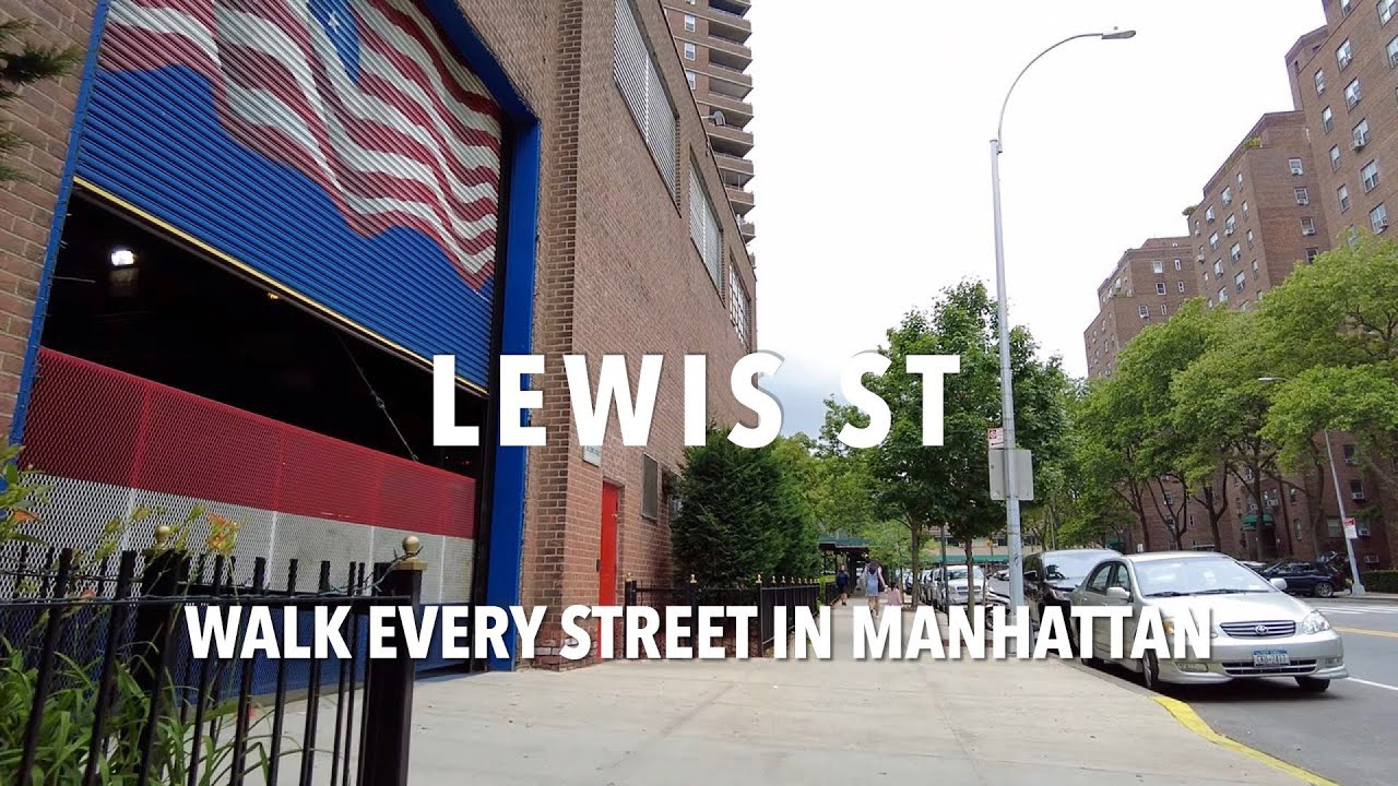Walking Manhattan | Lewis Street | Lower East Side - YouTube