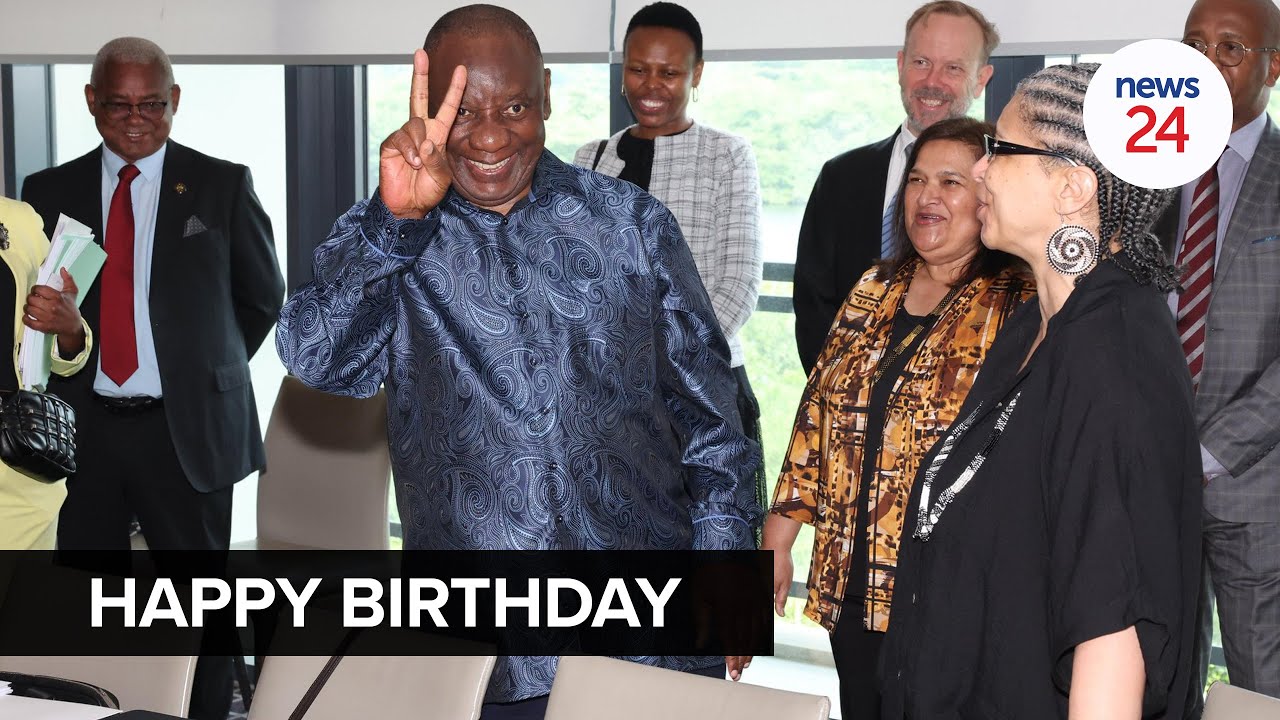 WATCH | Ramaphosa celebrates 72nd birthday in Brazil's Rio de Janeiro ...