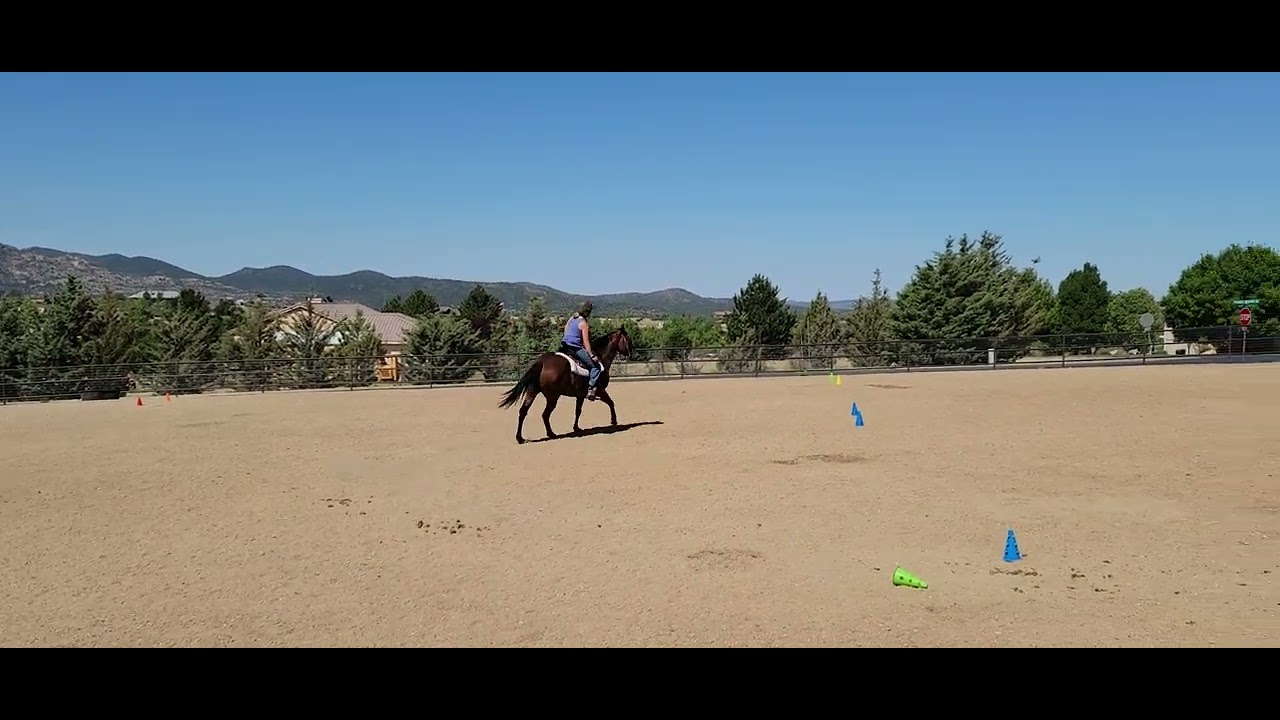 practicing straightness and the simple lead change. - YouTube