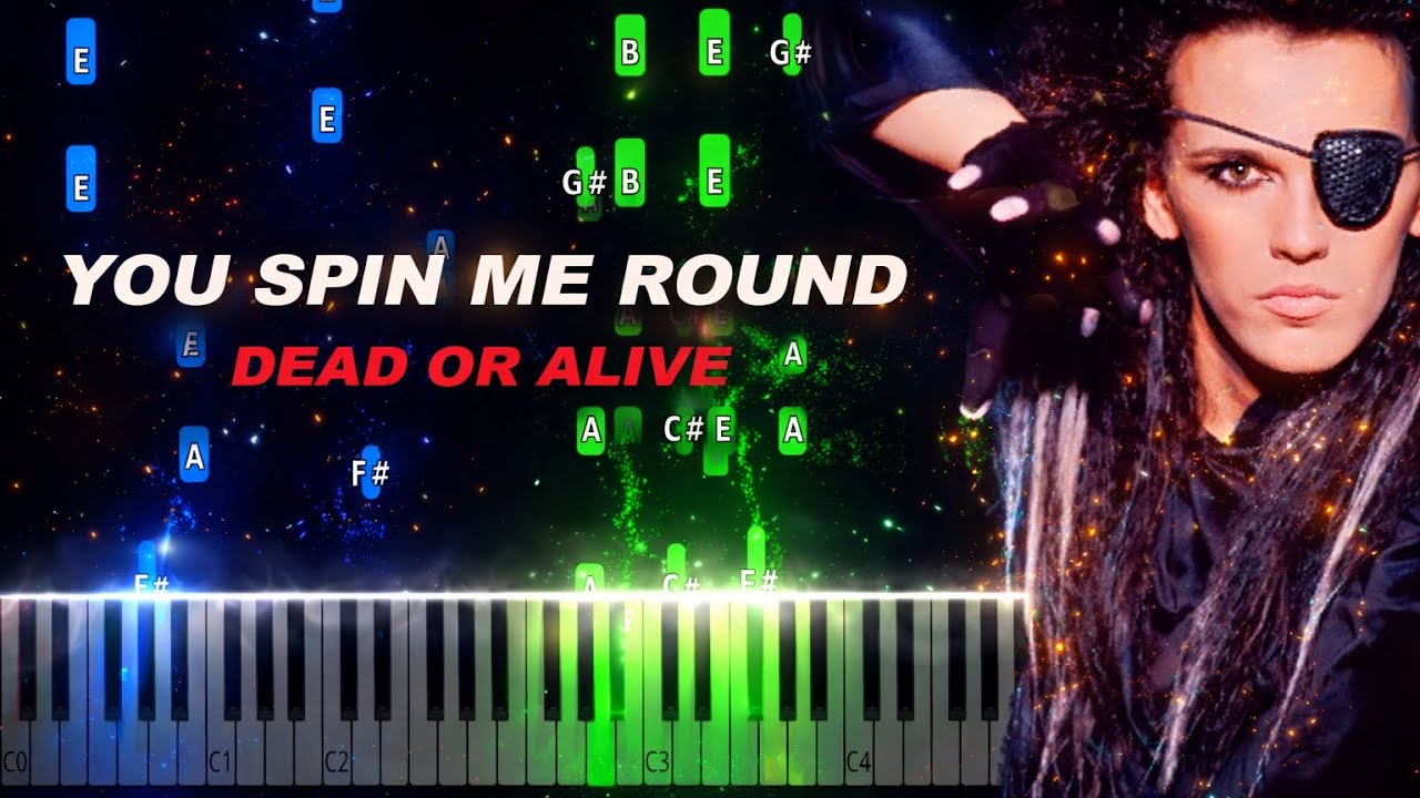 Dead Or Alive - You Spin Me Round (Like a Record) Piano Tutorial - YouTube