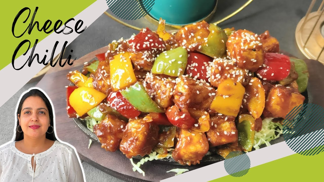 How to make cheese chilli at home in a healthy way | Tempting Tadka ...