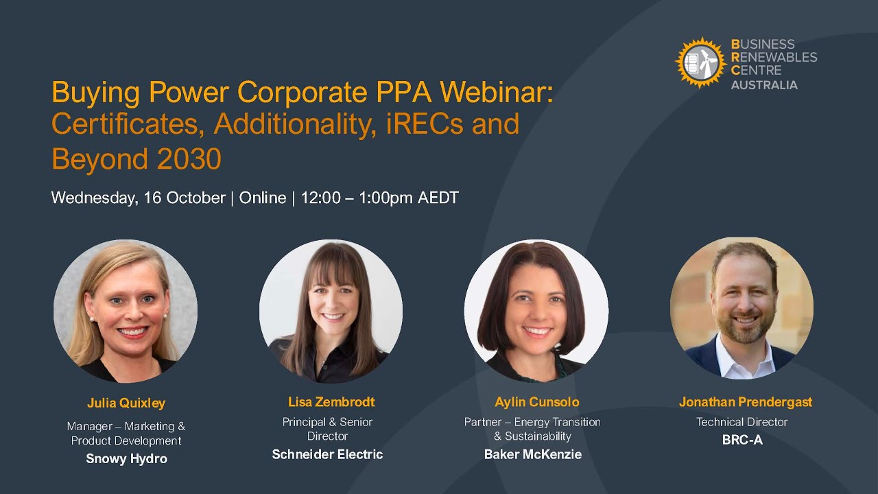 Certificates, Additionality, iRECs & Beyond 2030 | BRC-A Buying Power ...