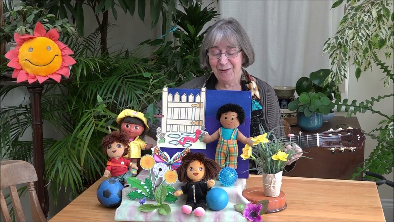 Little jumping Joan - a lively nursery rhyme and ball game - YouTube