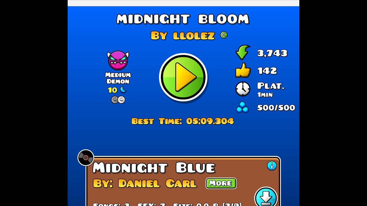 ''MIDNIGHT BLOOM'' [MEDIUM DEMON] (Geometry Dash) - YouTube