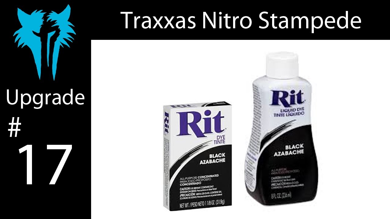 Alpha-Nitro Stampede-Level 17 Upgrade: Rit Dye - YouTube