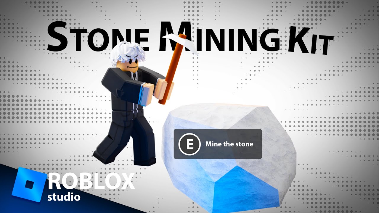 [ FREE ] Stone mining kit // Roblox Studio - YouTube