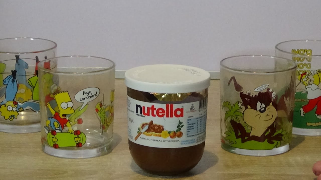 Nutella the Simpsons, Looney tunes and Asterix Promotions - YouTube