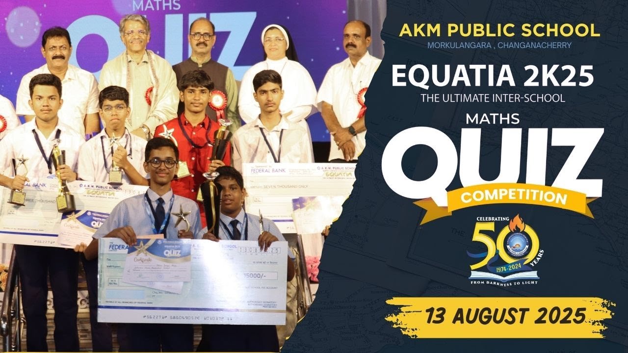 EQUATIA 2K25 - THE ULTIMATE INTER-SCHOOL MATHS QUIZ COMPETITION - YouTube