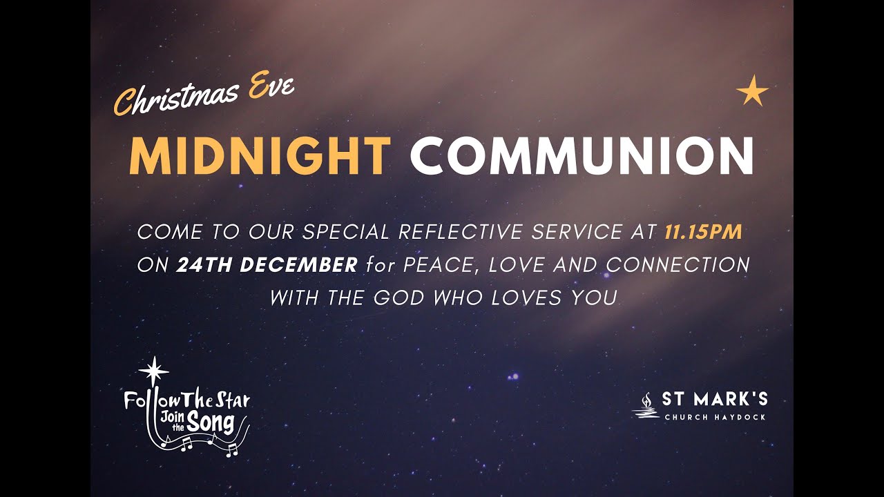 Midnight Communion 24th December - YouTube