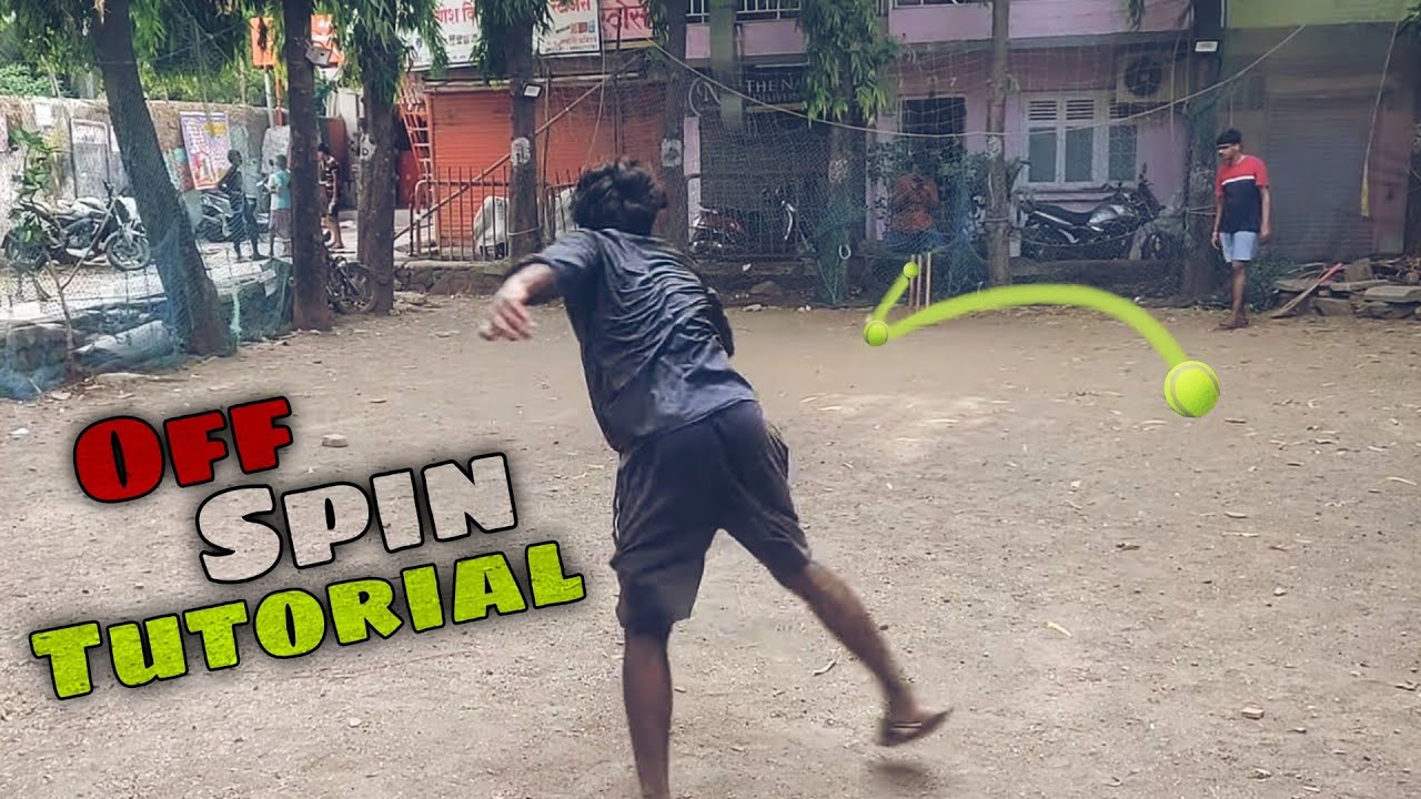 How to do Off Spin in UnderArm Box Cricket - YouTube