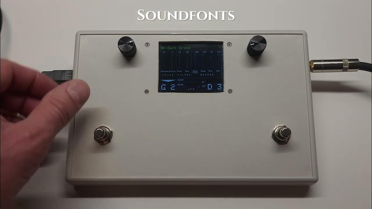 Teensy Drone Synth with Soundfonts - The ISO-Drone - YouTube