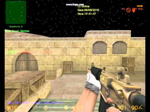 Golden M4A1 on CS 1.6
