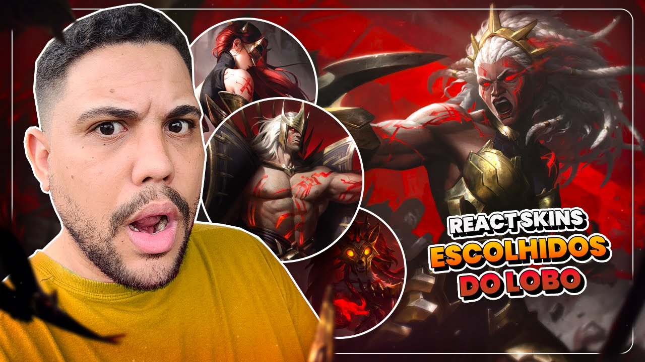 REACT: SKINS ESCOLHIDOS DO LOBO | LEAGUE OF LEGENDS | LOL | JUMARGEM ...