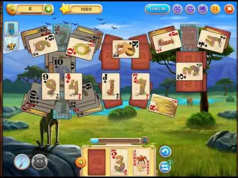 Solitaire Safari Level 58 - YouTube