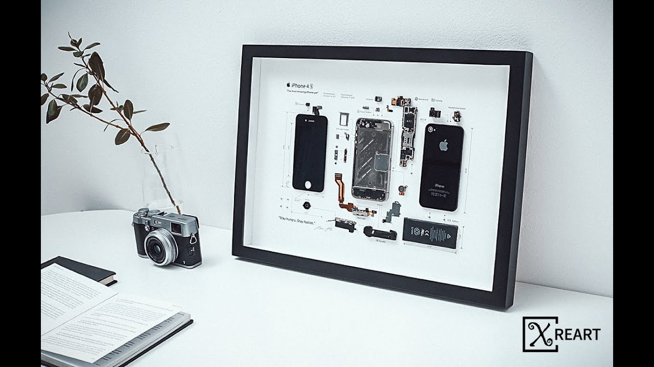 iPhone 4 Frame | Tech Decor Or Gift - YouTube