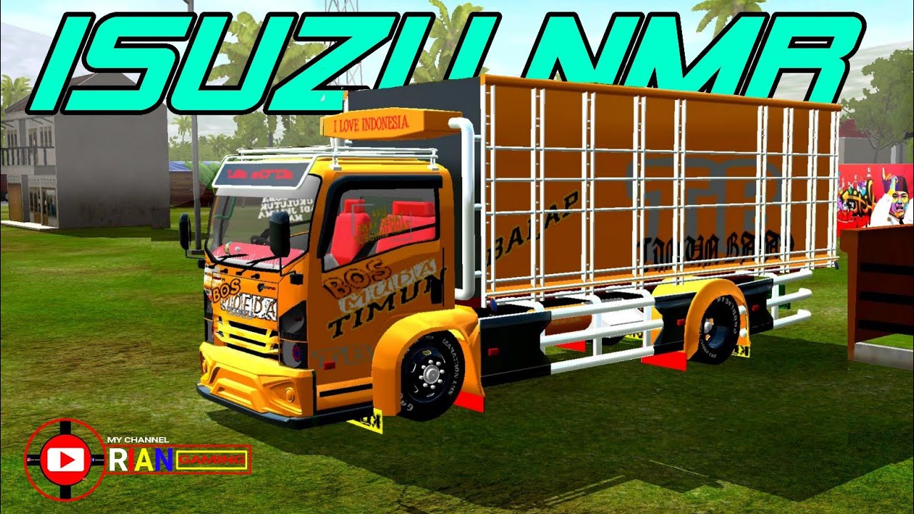 MOD BUSSID TRUK ISUZU NMR71 TERBARU • mod bussid terbaru - YouTube