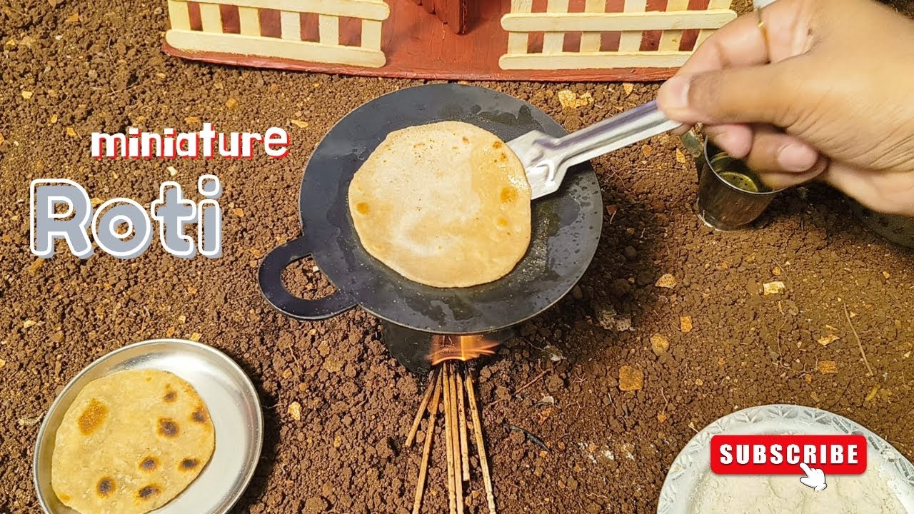 miniature roti| miniature chapathi| minifood| tinyfood| little chef ...