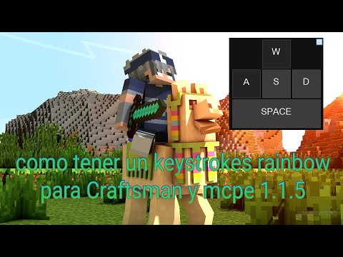 Como tener un Keystrokes para Craftsman y Mcpe 1.1.5 - YouTube