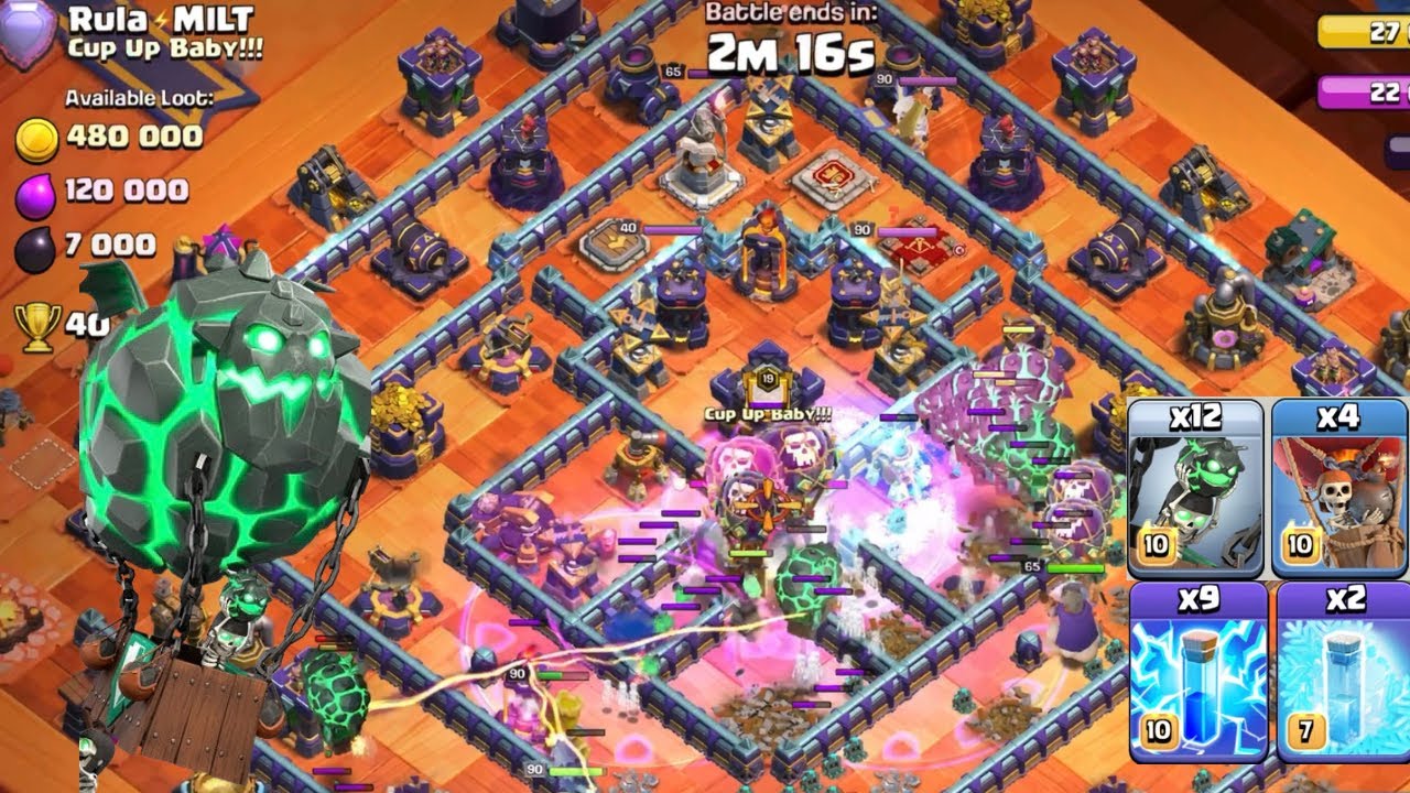LAVALOON EVENT TROOP : “UNSTOPPABLE ARMY IN LEGEND LEAGUE “ - YouTube