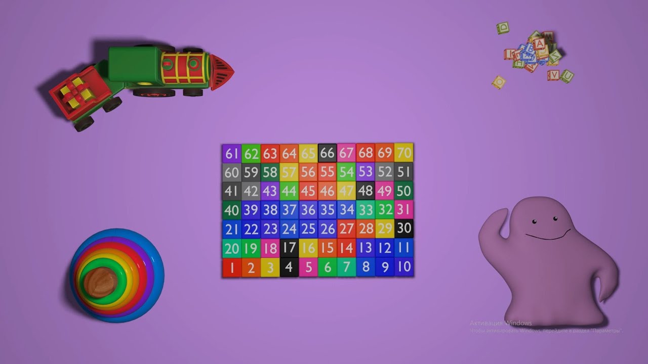 Numbers Song | Counting From 1 to 70 - YouTube