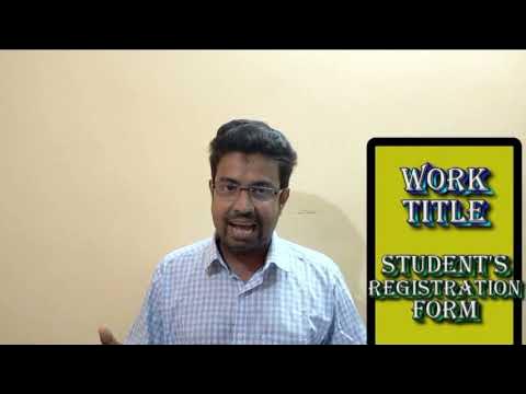 Students Registration Form using HTML & CSS - YouTube