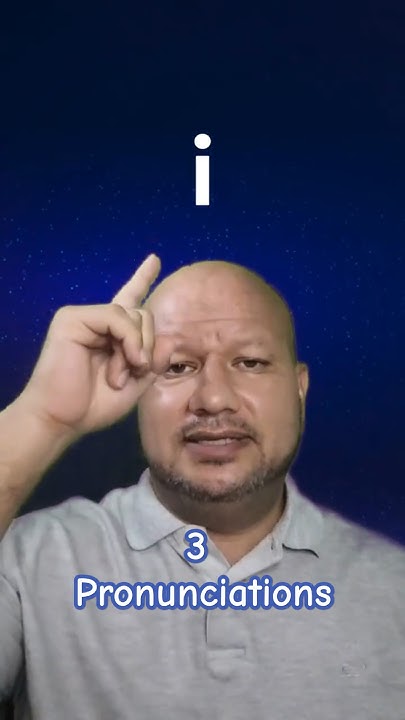 Learn the 3 Pronunciations of the Letter 'I' in English! Improve Your ...