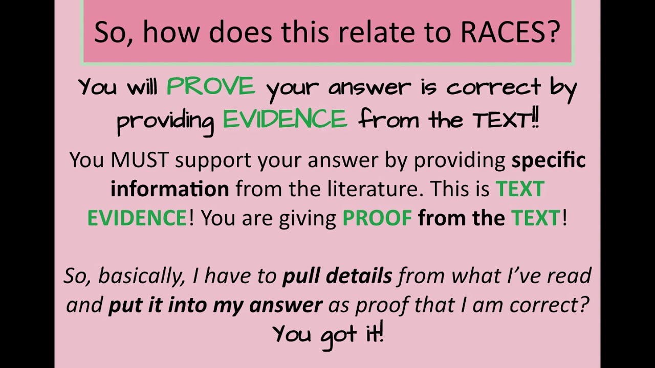 RACE Strategy For Writing YouTube RACE Strategy For Writing YouTube
