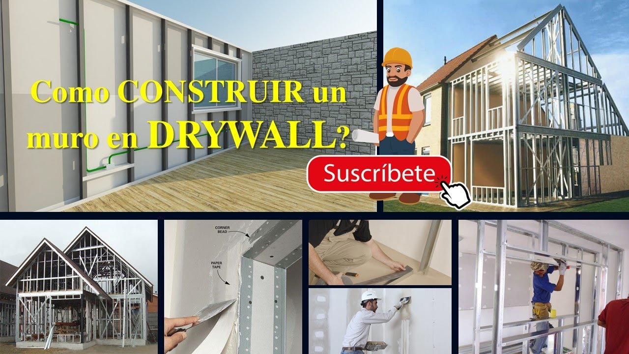 Muros en Drywall. - YouTube