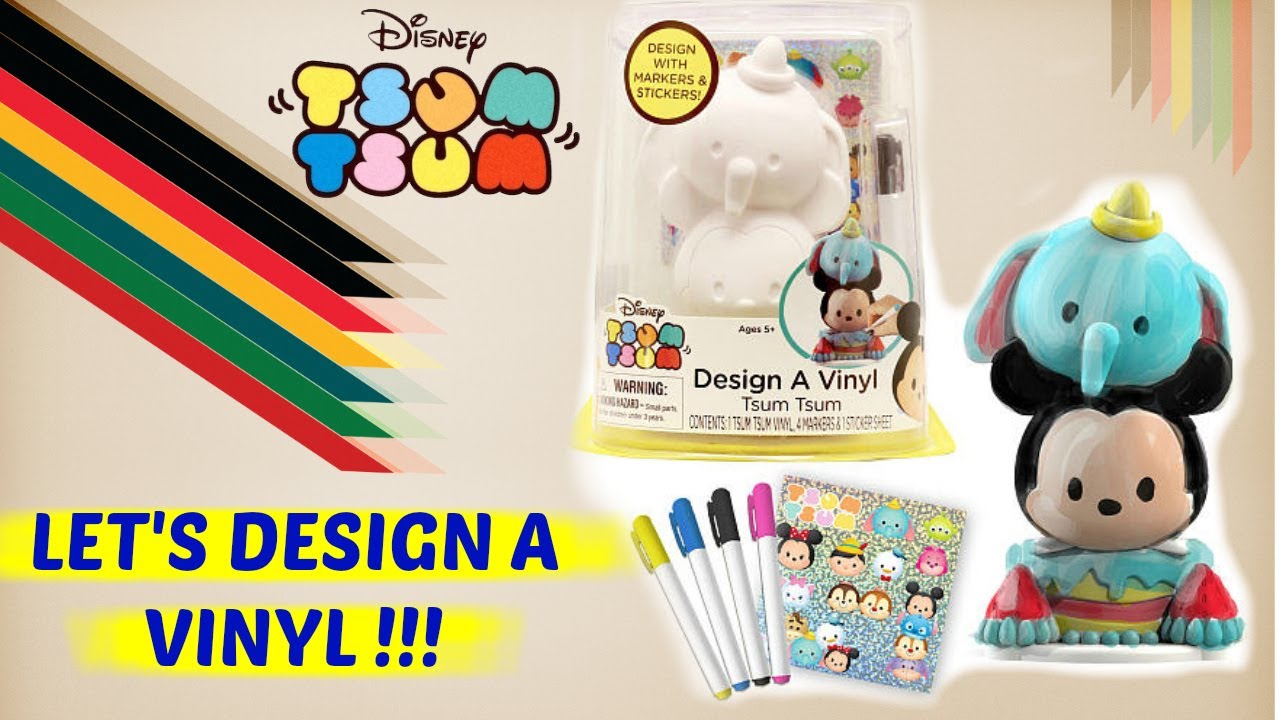 Design a Vinyl Disney Tsum Tsum - Paint Art | Toys Galaxy - YouTube