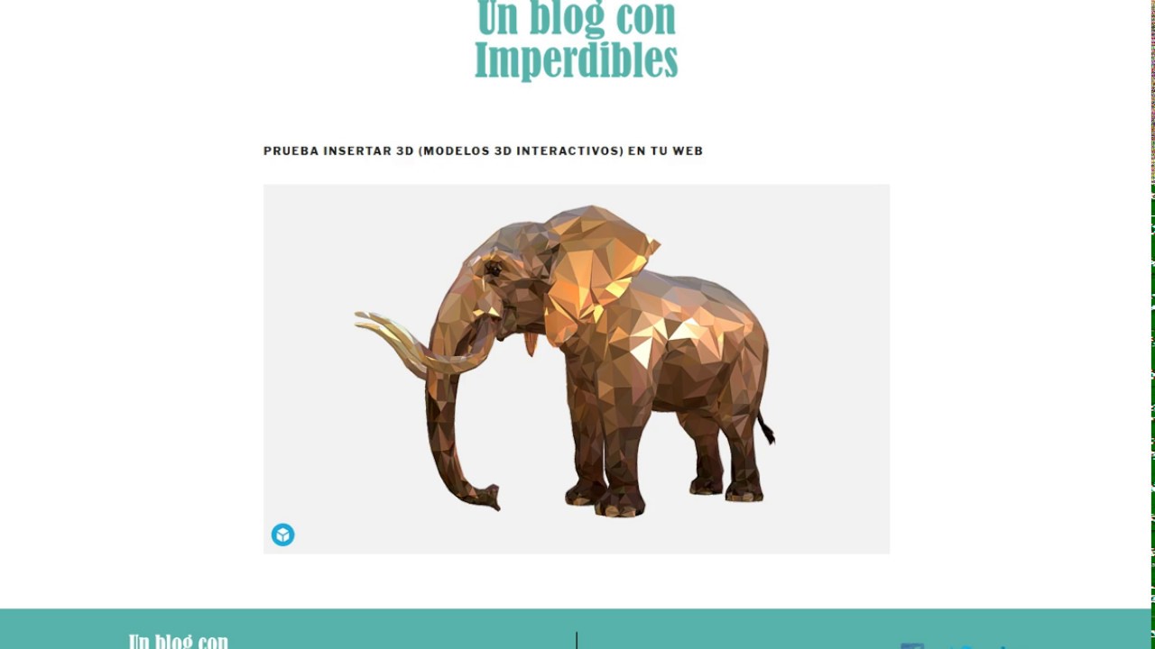 🔵 Insertar modelos interactivos 3D en WordPress con #Sketchfab 2019 - YouTube