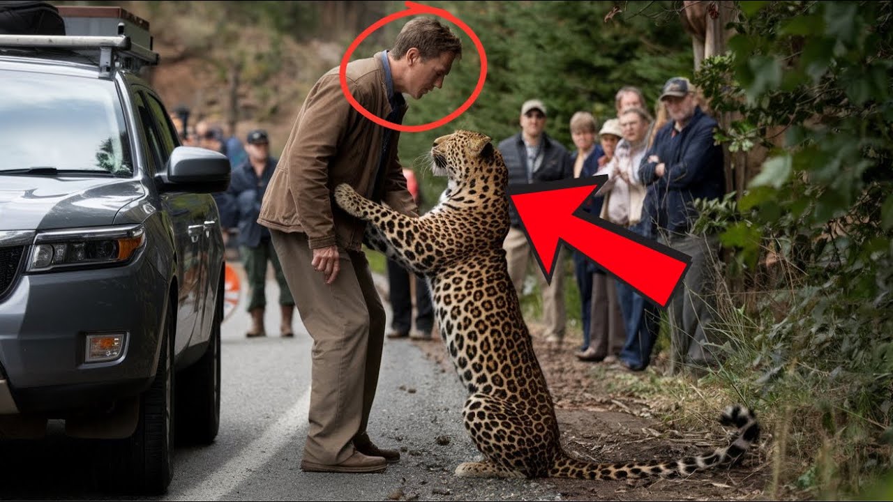 The Mother Leopard begs a Man For Help. But The Reason Behind It ...