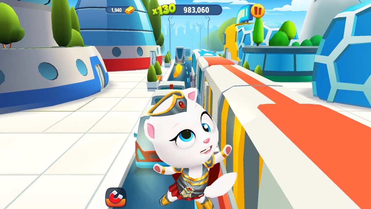 Talking Tom Gold Run New Gameplay Walkthrough Valkyrie Angela - Part 49 ...