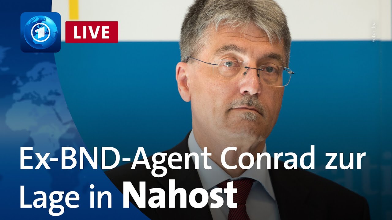 Fragen an den Ex-BND-Agenten Gerhard Conrad zur Lage in Nahost | Bericht aus Berlin extra - YouTube