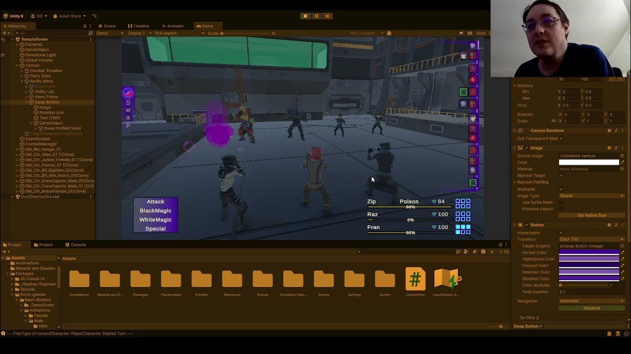 Character swapping added! - YouTube