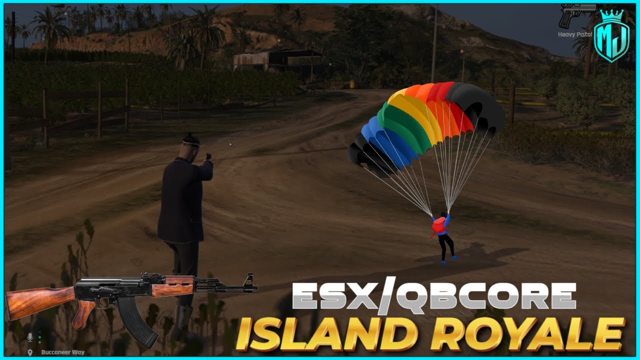 FREE ISLAND ROYALE SCRIPT | QBCORE & ESX | MJ DEV - YouTube