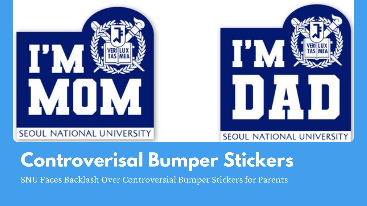 SNU Controversy Over Bumper Stickers - Intermediate - YouTube