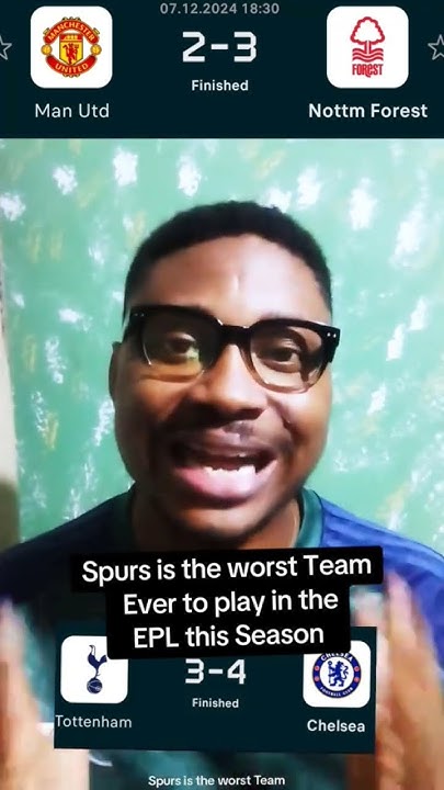 Spurs is now the worst team in the EPL 2024/25 after Chelsea's Miraculous Win #chelsea #spurs # ...