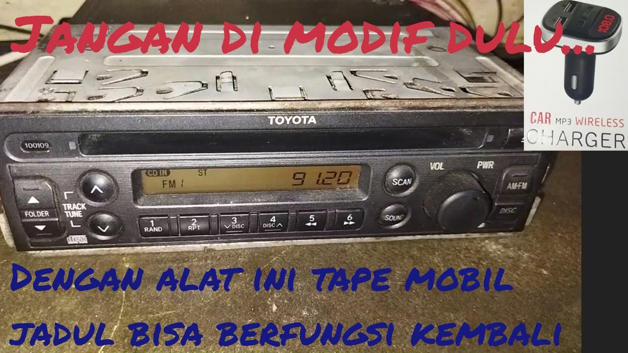 jangan di modif dulu tape mobil jadul anda - YouTube
