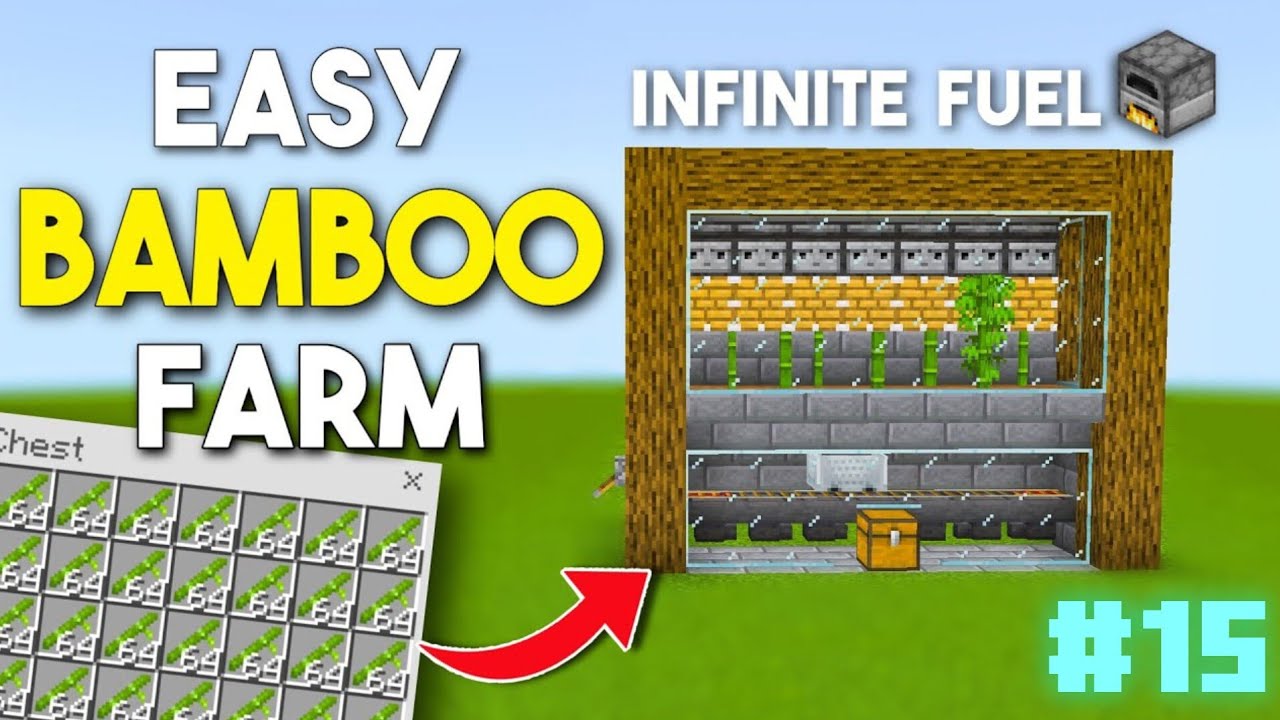 "Unlimited Fuel Forever! Ultimate Bamboo Farm in Minecraft" - YouTube