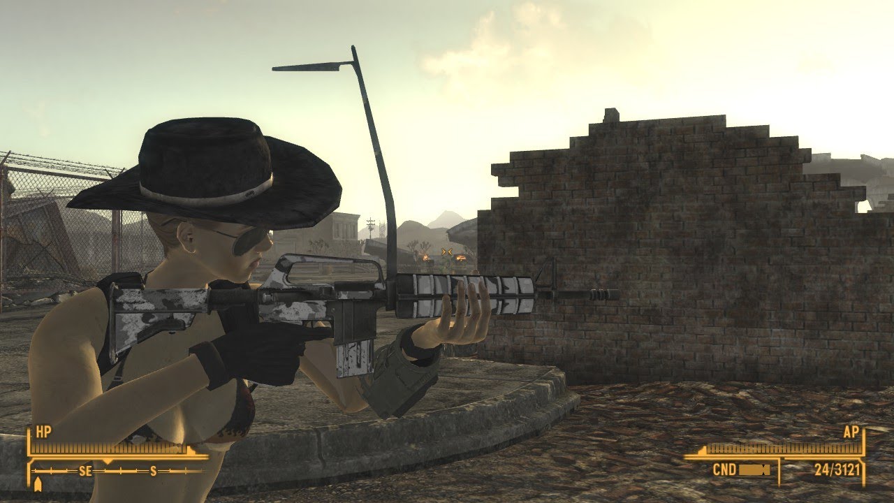 Winter Assault Carbine Retexture Mod in Fallout New Vegas - YouTube