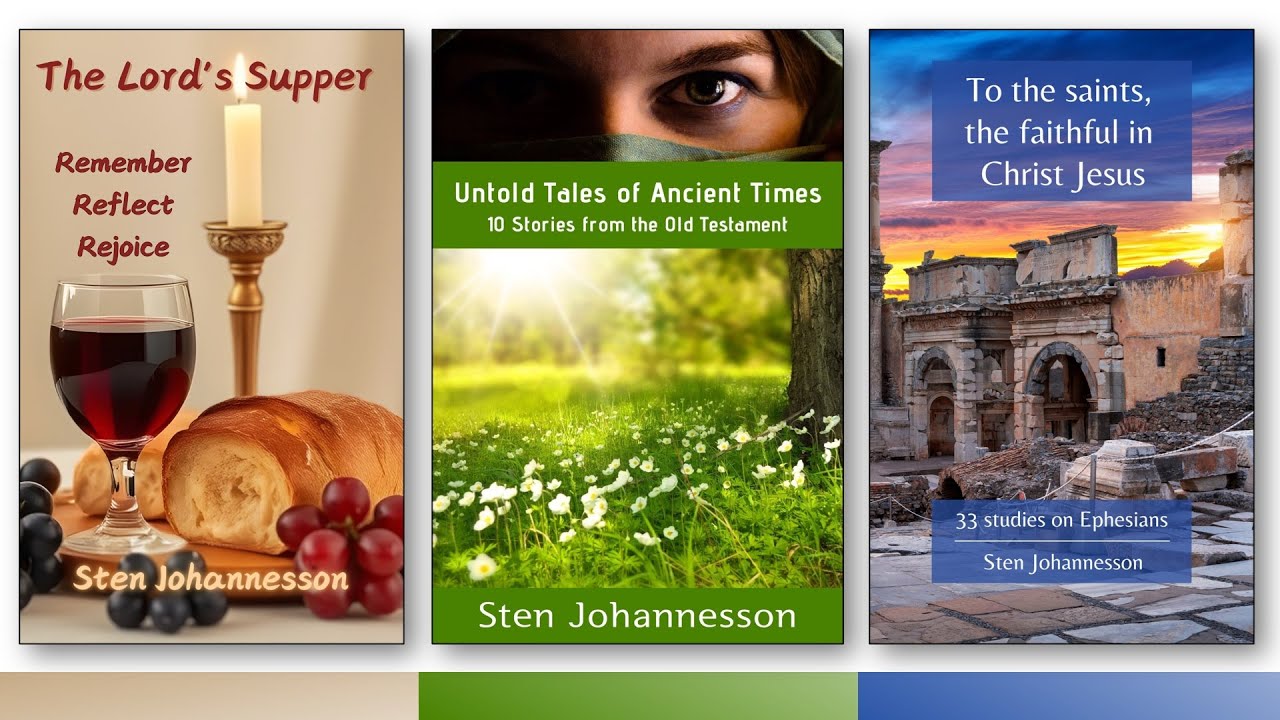 Sten presenting 3 of his books that will strengthen your faith - YouTube