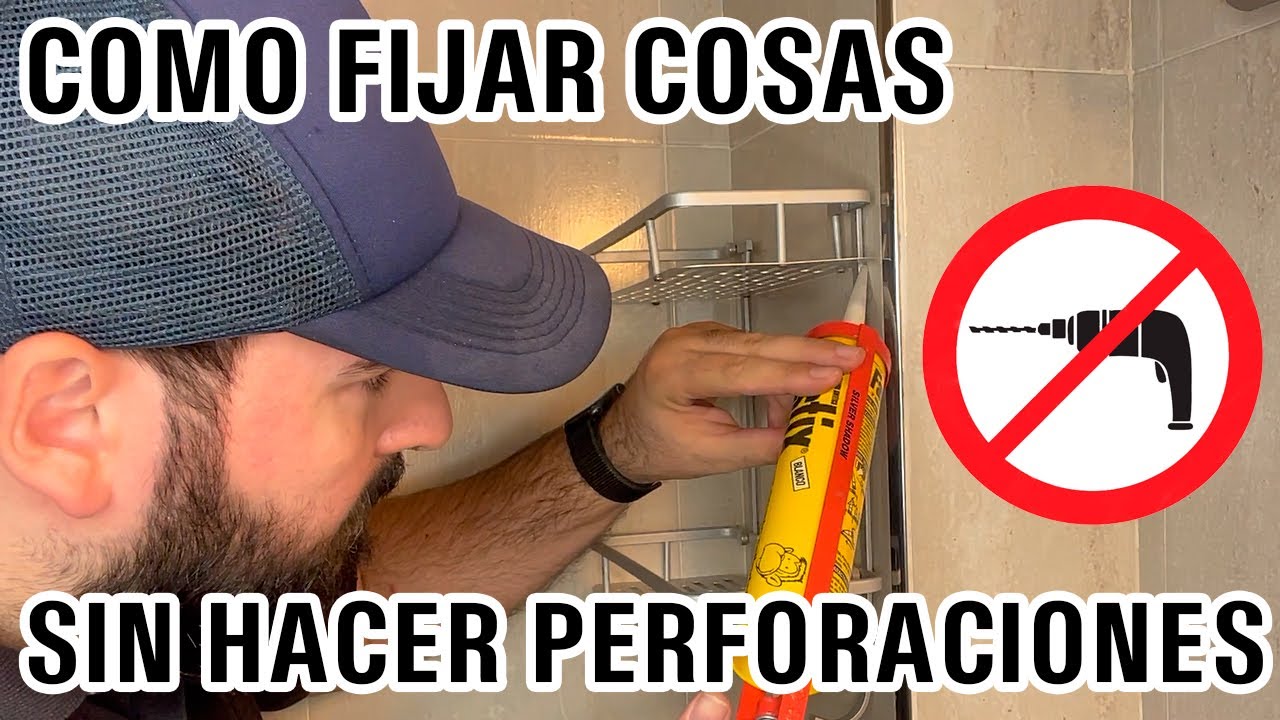 Tutorial | Como fijar cosas a los Azulejos, Baldosas y Porcelanatos SIN ...