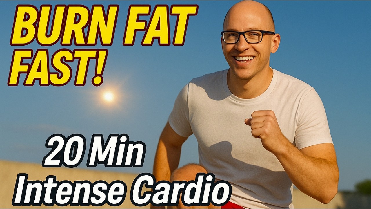 20-Min Fat Burning Cardio Workout at Home 🔥 Burn Belly Fat Fast | No ...