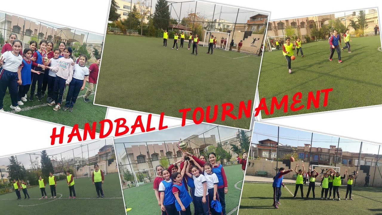 Handball match | Grades 5A.5B.5C | physical Education activities - YouTube