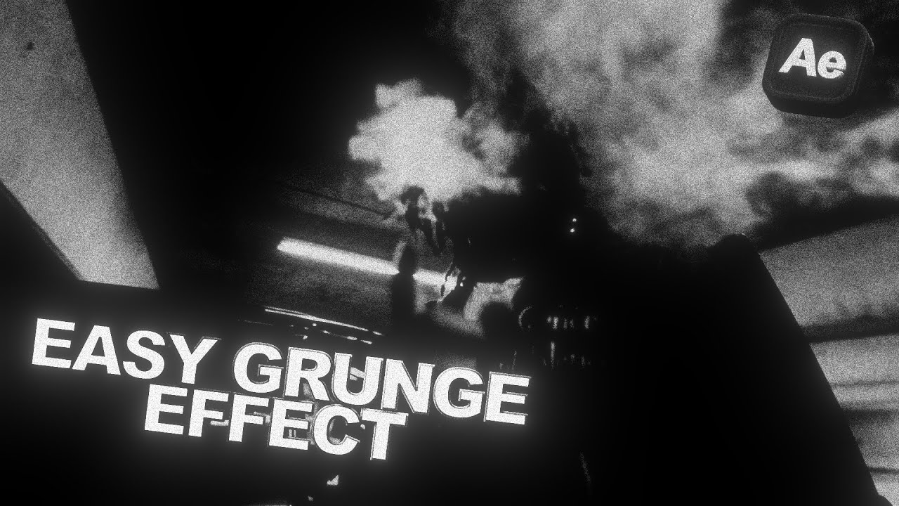 EASY GRUNGE EFFECT (AFTER EFFECTS) - YouTube